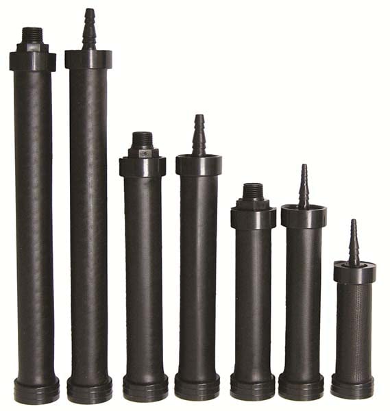 EasyPro RAD850 EPDM 8" Rubber Membrane Air Diffuser/Non-Weighted / 1/2" mpt Fitting - Pond and ...