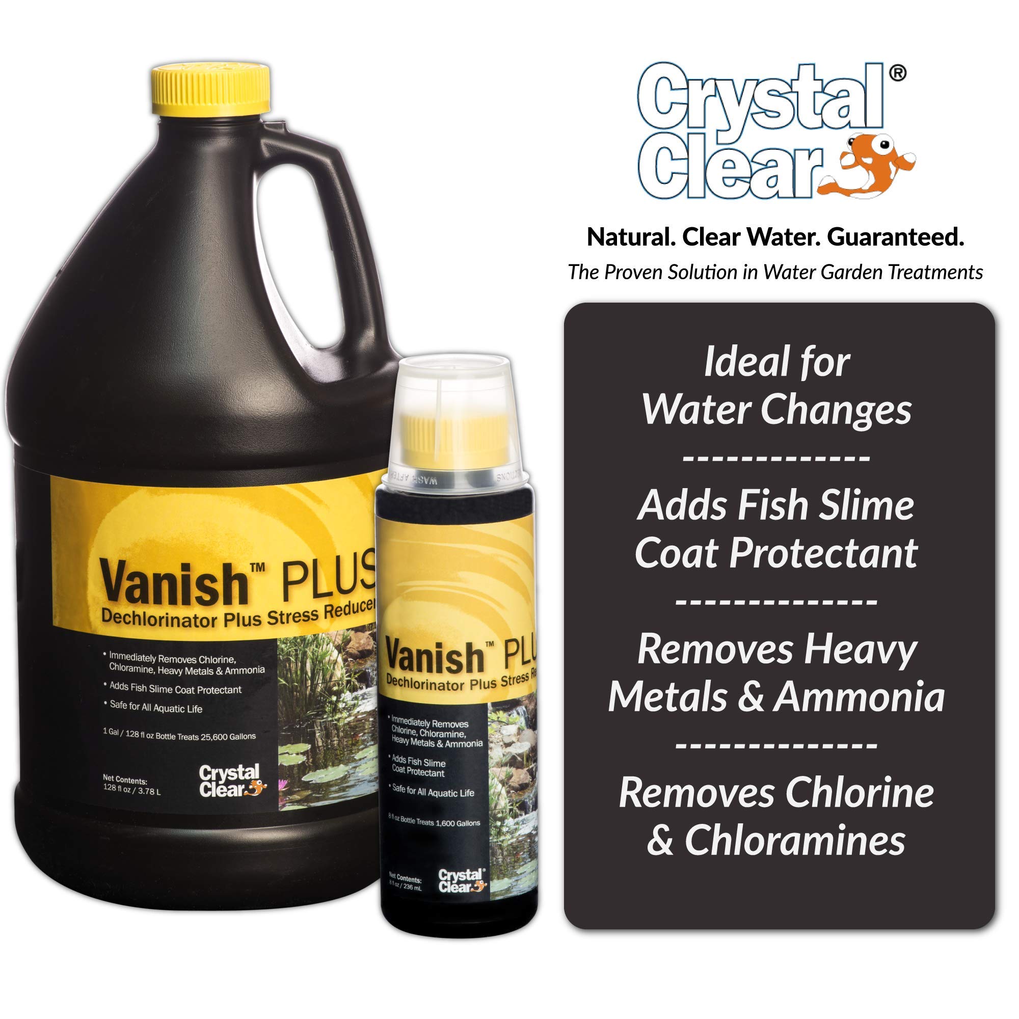 CrystalClear Vanish Plus Liquid Dechlorinator - Dextoxifier Plus Stress ...